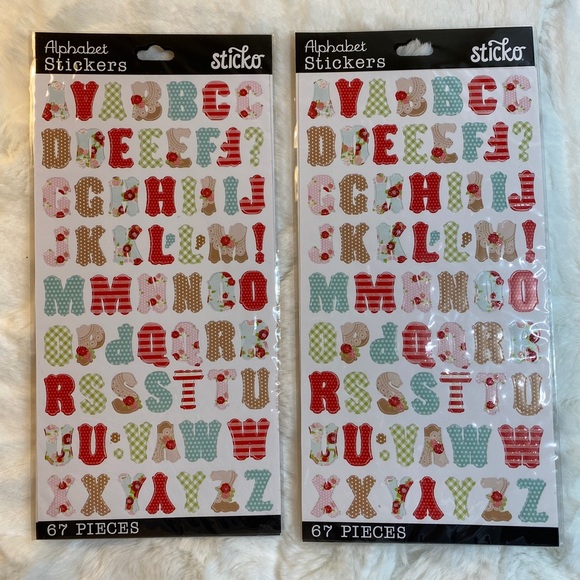 sticko | Other | Sticko Alphabet And Theme Sticker Bundle | Poshmark
